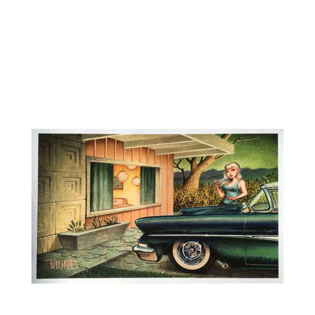 Keith Weesner "Fairlane" Print – Classic Car Artwork – Fab Art